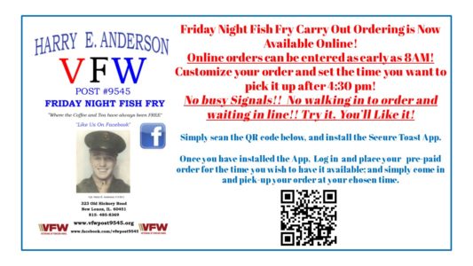 Friday Night Fish Fry Now Has Online Carryout Ordering. – Harry E ...