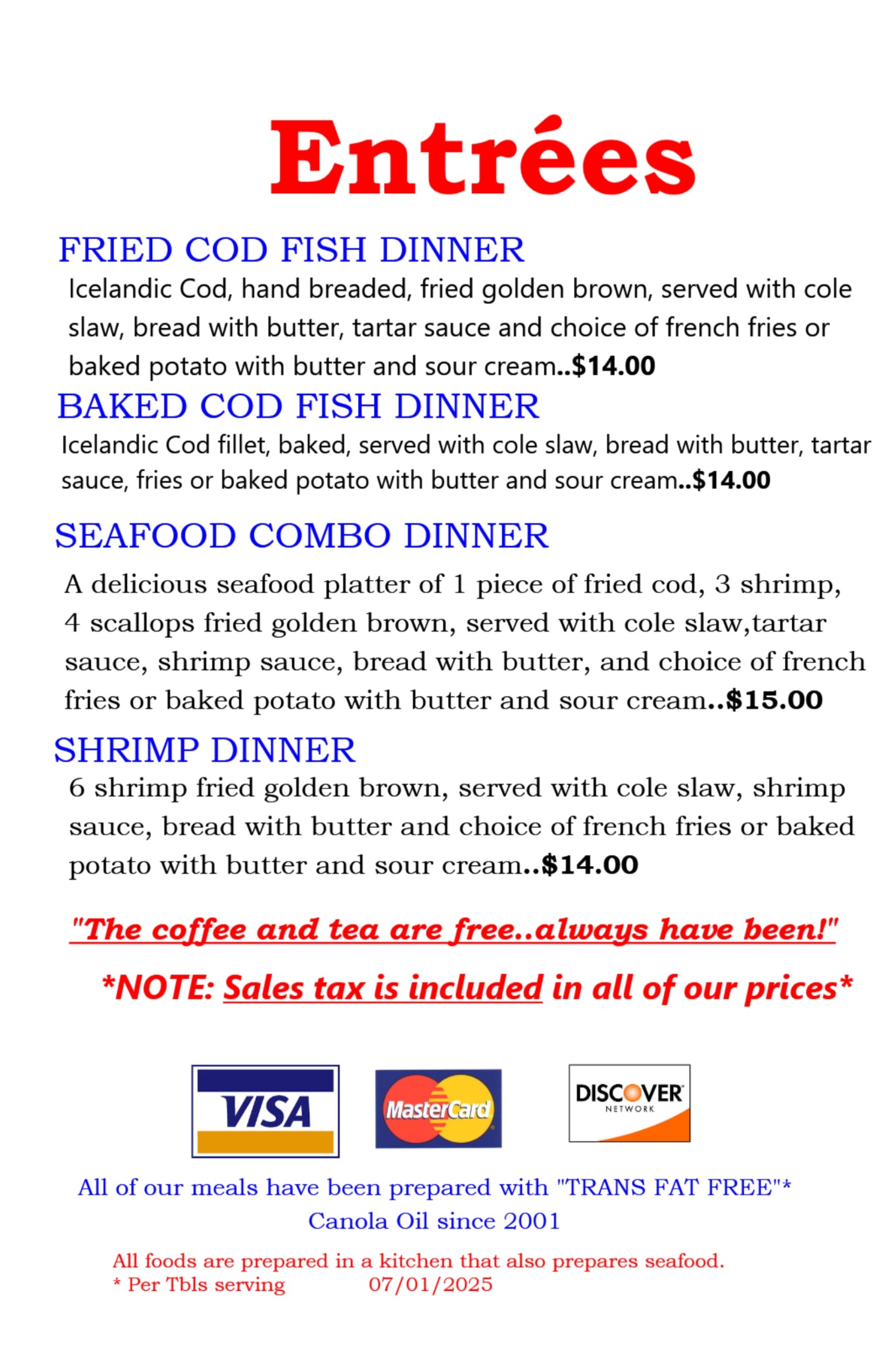 Friday Night Fish Fry Now Has Online Carryout Ordering. – Harry E ...