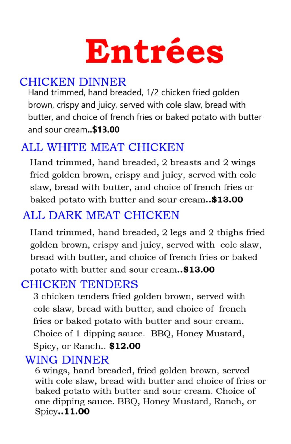 Friday Night Fish Fry Now Has Online Carryout Ordering. – Harry E ...